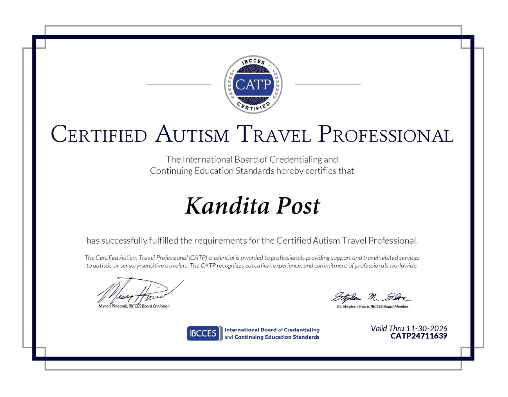 Why I Became a Certified Autism Travel Professional (IBCCES)