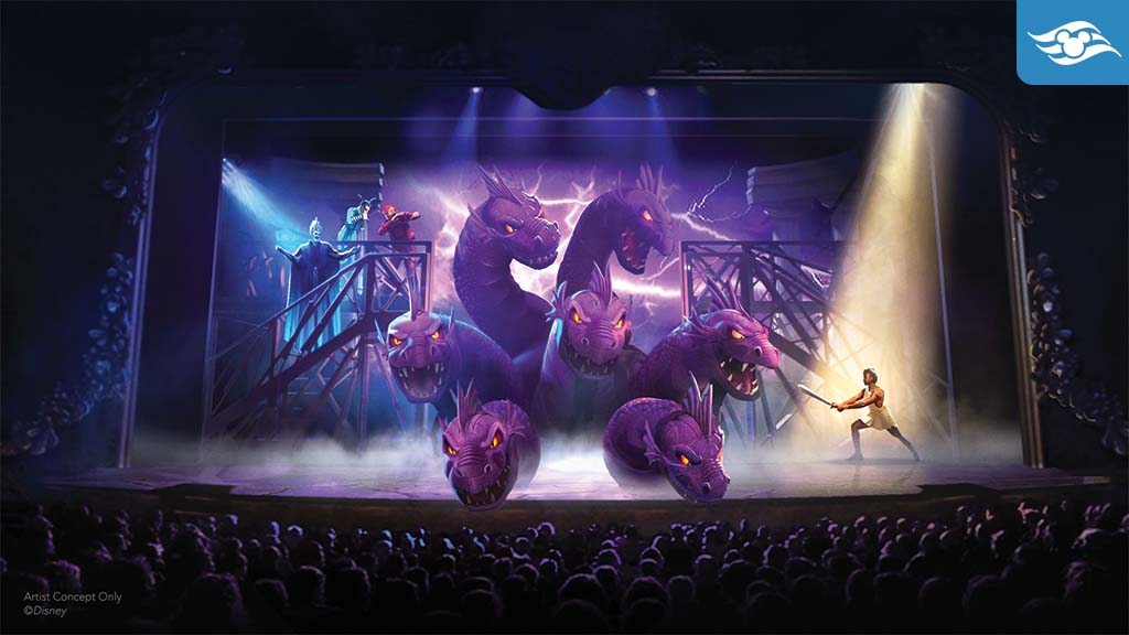 First Look at the New Disney Hercules Stage Show Aboard the Disney Destiny